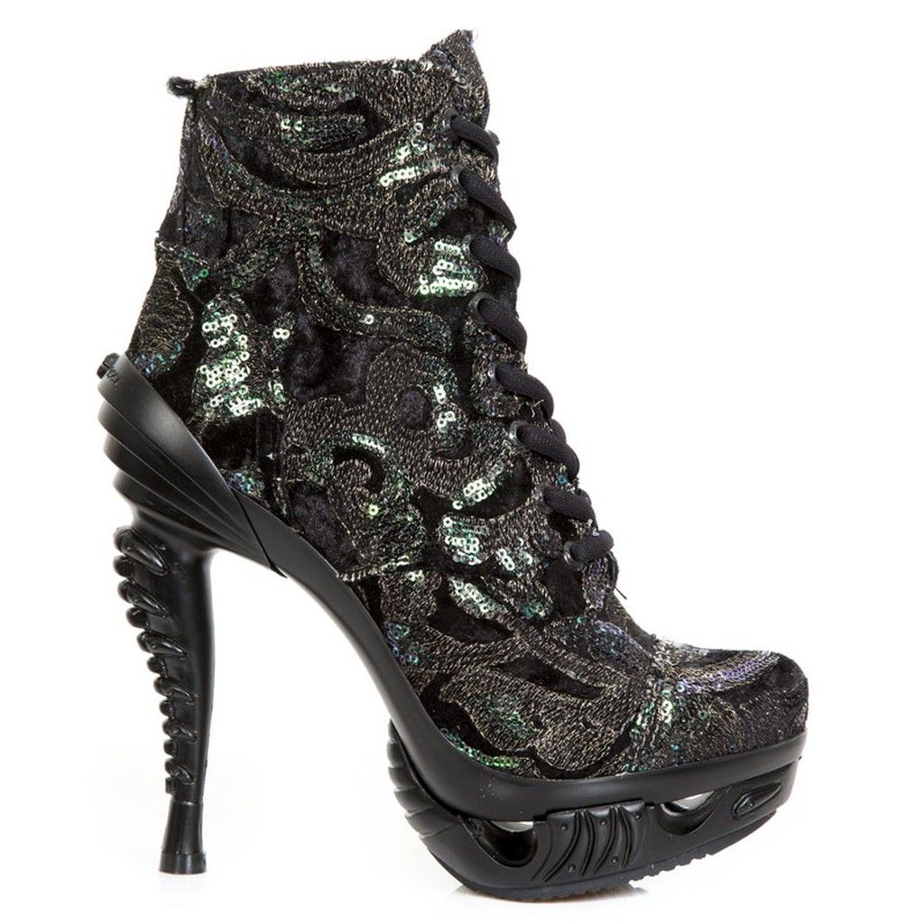 New Rock boots with high heels and stilettos. Spectacular heels with ...